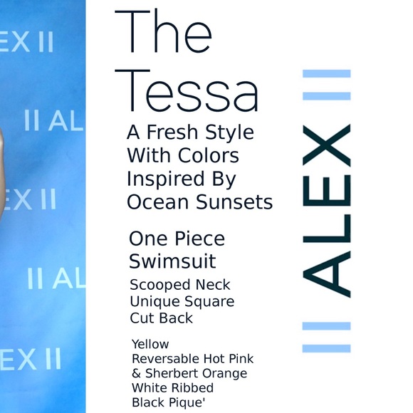 The Alex Company LLC | Swim | White One Piece Swimsuit Style Tessa ...
